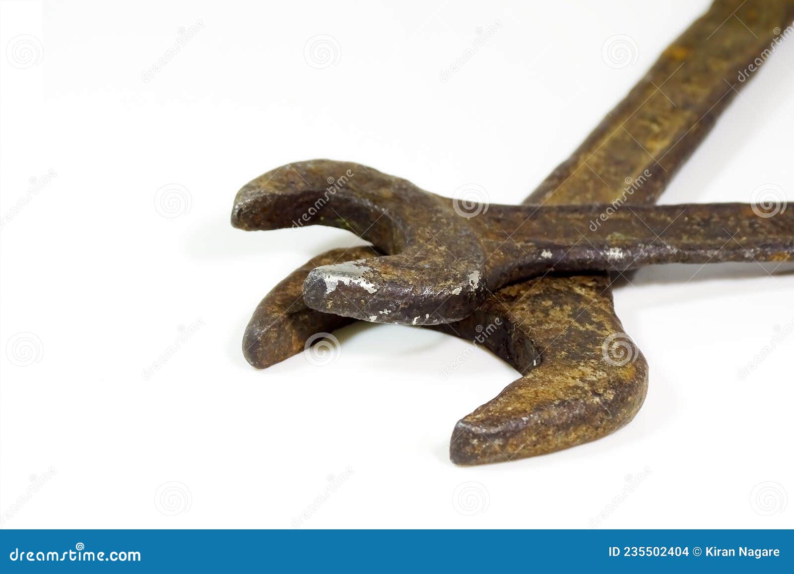 Old Rusty spanner stock photo. Image of rust, corrosion - 235502404