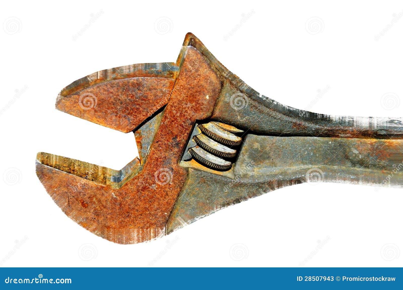 Old Rusty Spanner Wrench stock image. Image of spanner - 28507943