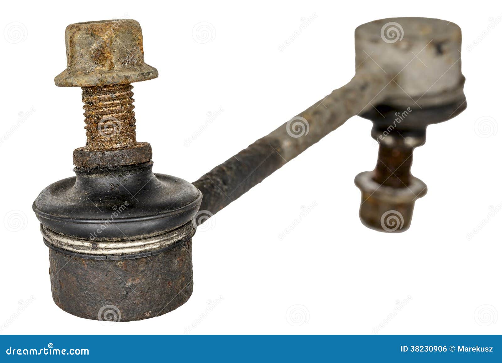 Old and Rusty Stabilizer Link Stock Photo - Image of transportation ...