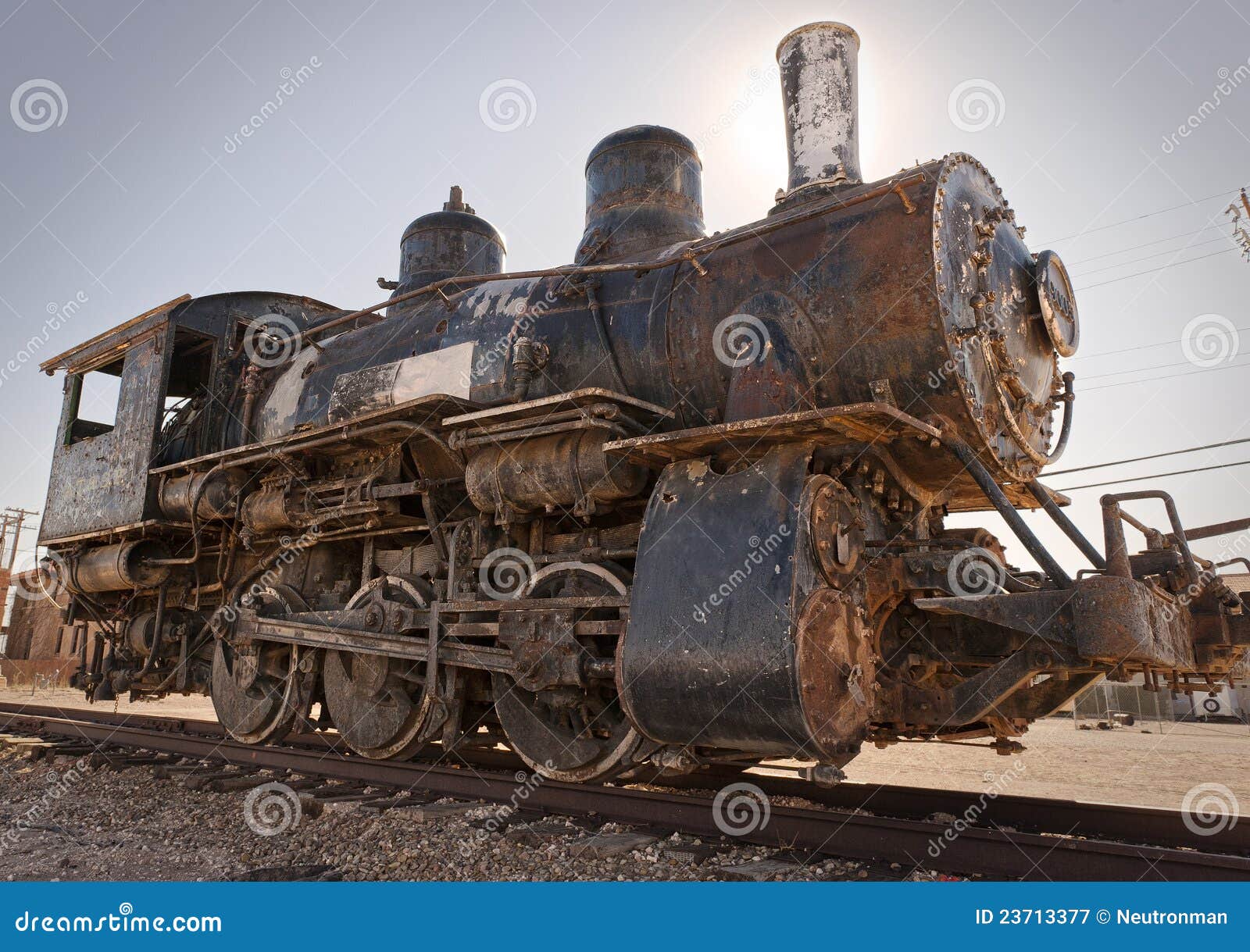 Old Rusty Steam Engine stock image. Image of decrepit - 23713377