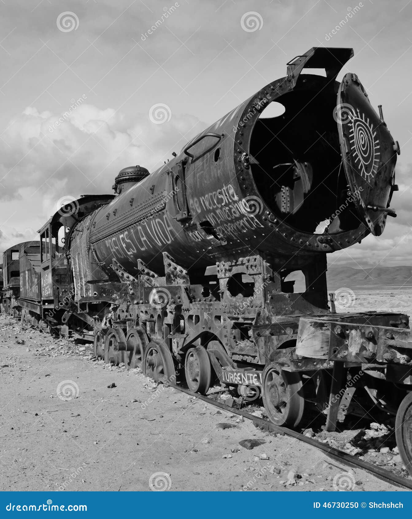 Old Rusty Steam Locomotive stock photo. Image of broken - 46730250
