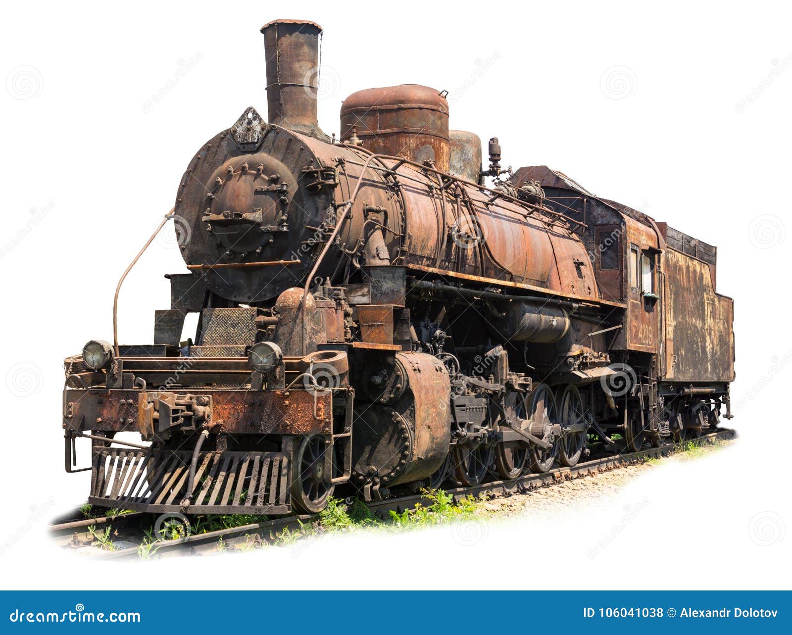 Rusty Steam Locomotive Near Uyuni In Bolivia. Cemetery Trains Royalty ...
