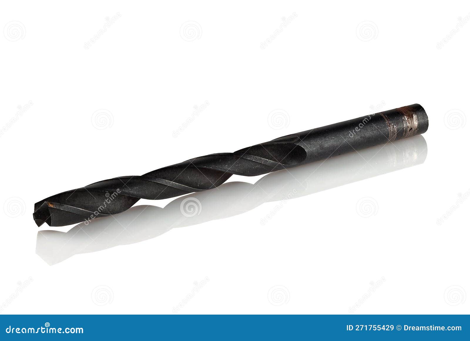 Old, rusty steel drill bit stock image. Image of rusty - 271755429