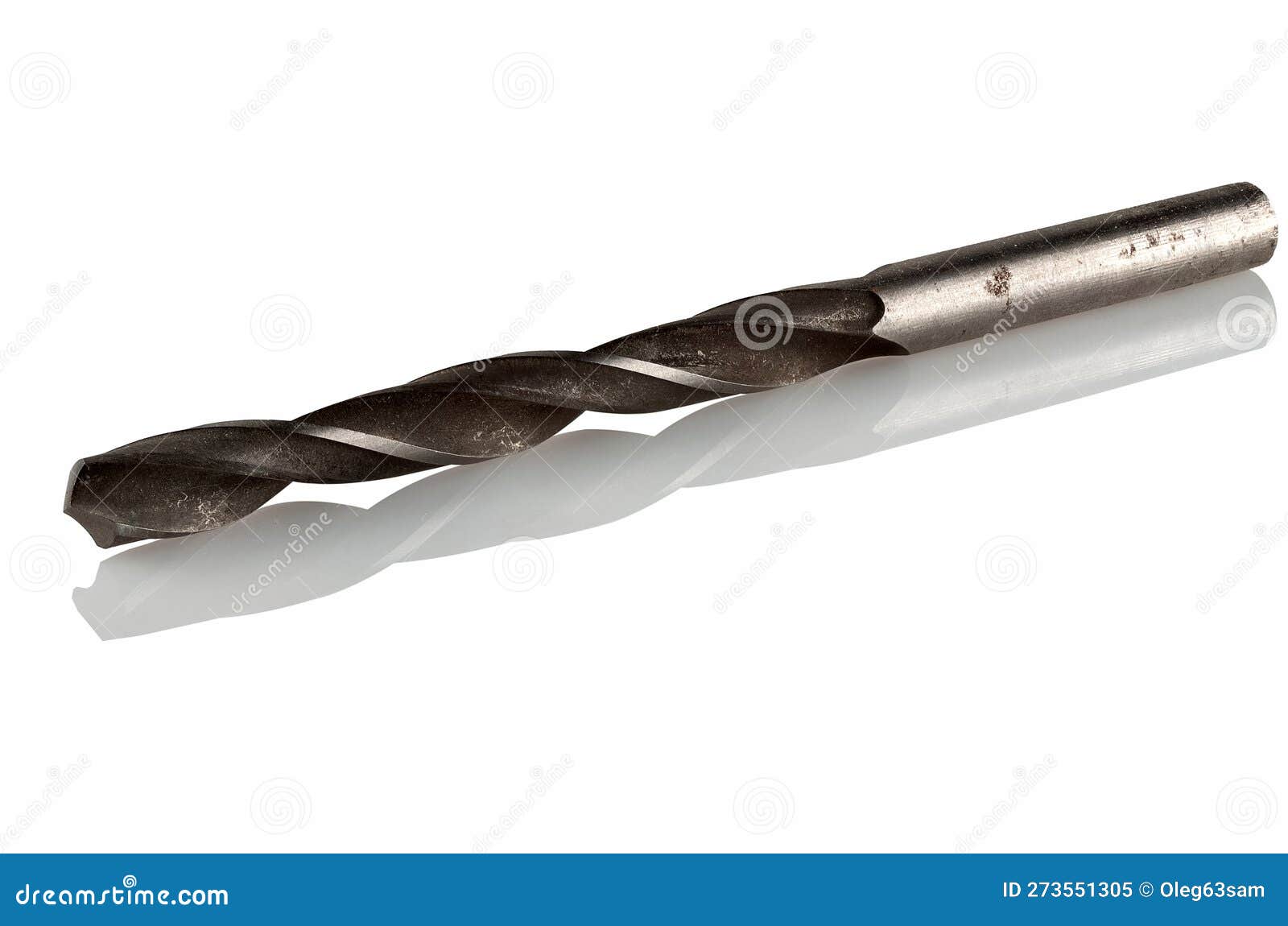 Old, rusty steel drill bit stock image. Image of closeup - 273551305