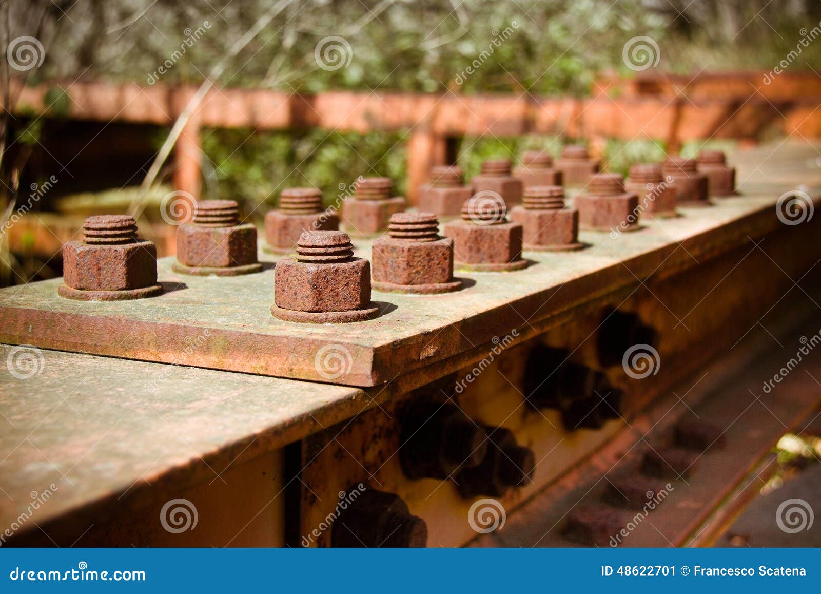 Old rusty steel structure stock image. Image of assemblage - 48622701