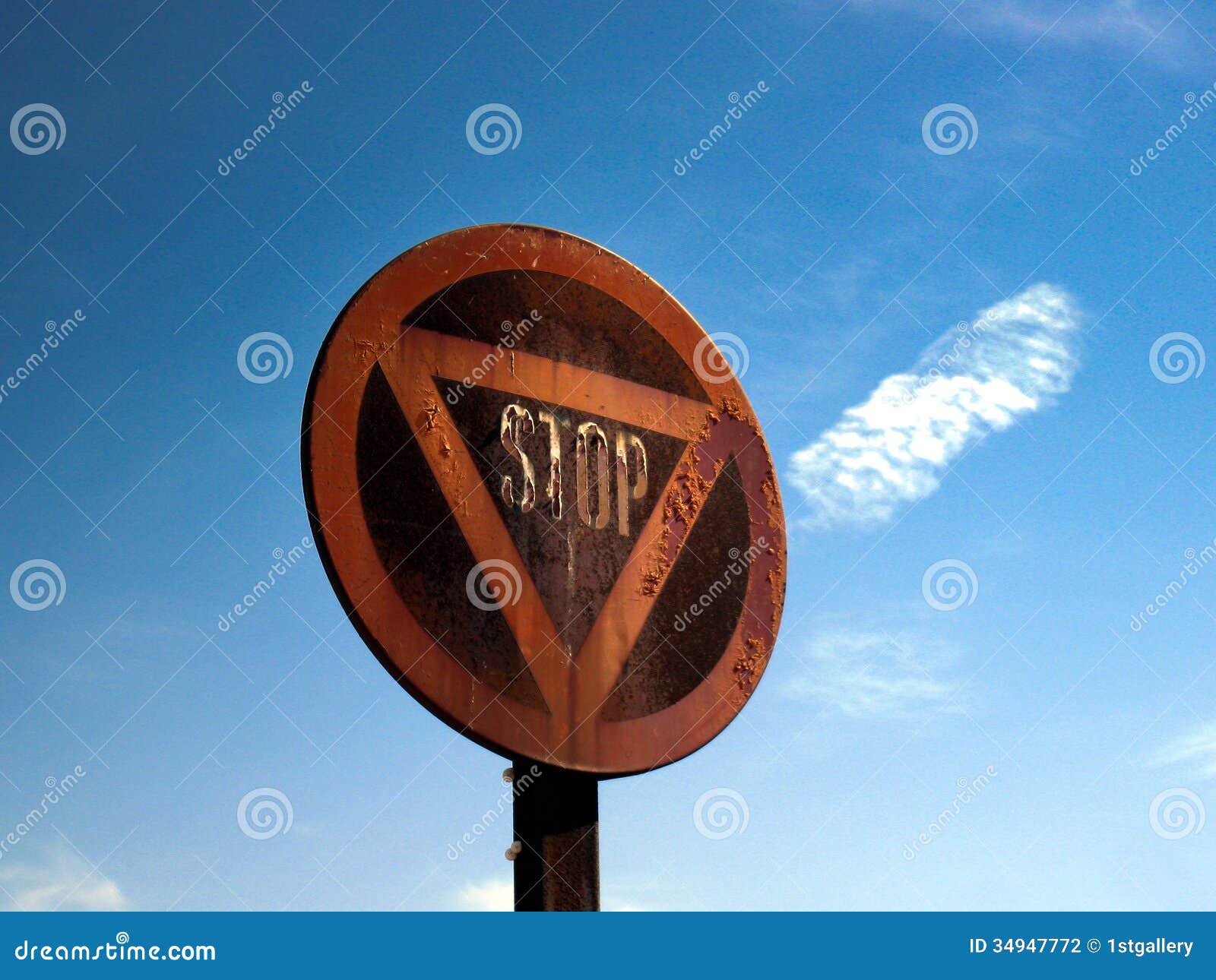 Old rusty stop sign (2) stock photo. Image of dirty, signs - 34947772