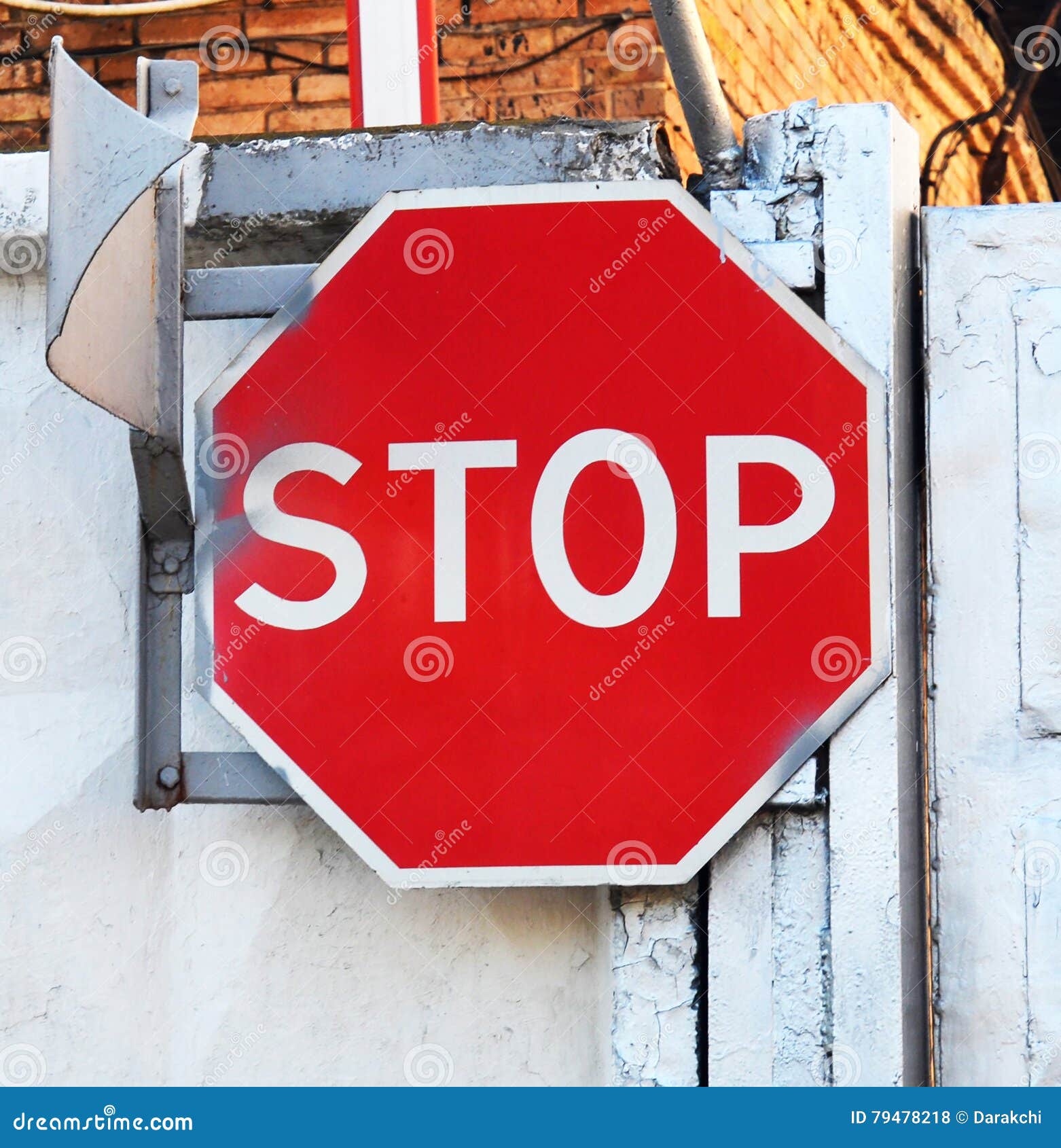Old rusty stop sign stock photo. Image of cops, outline - 79478218