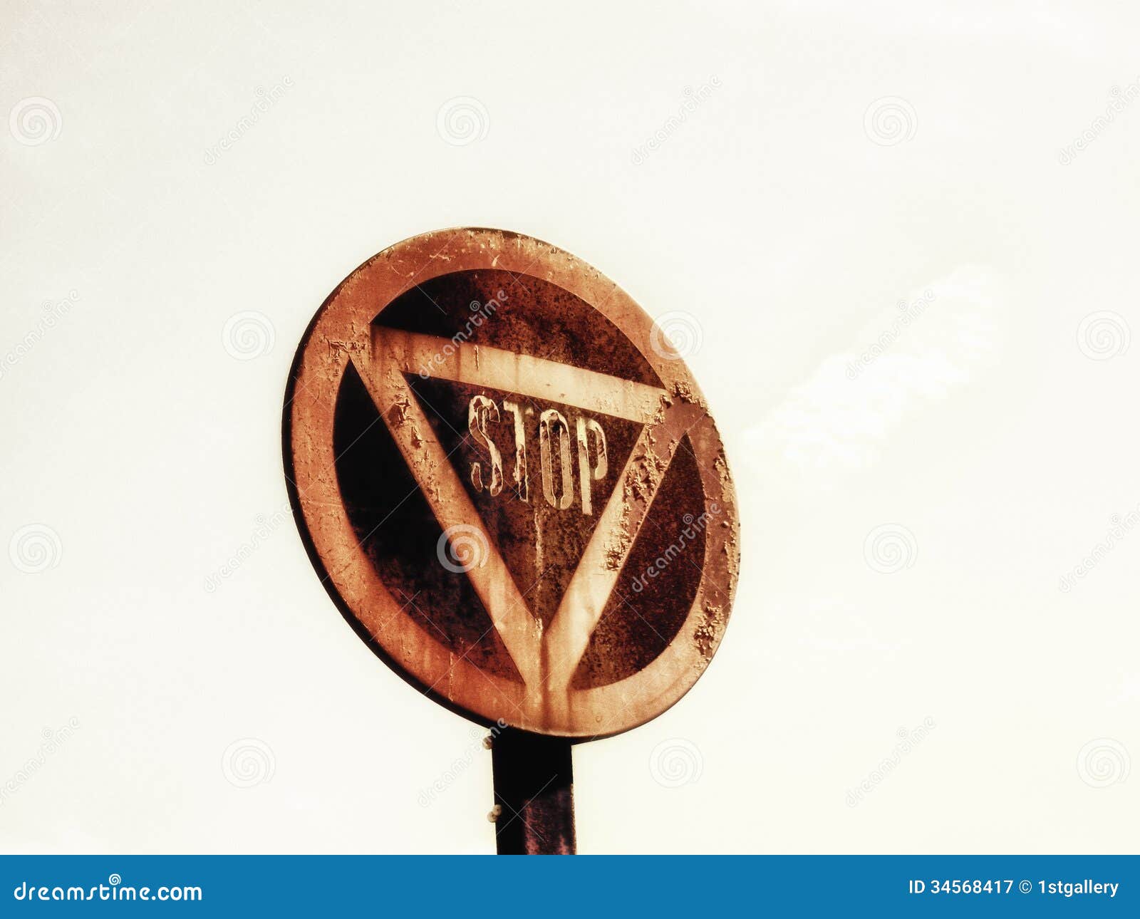 Old rusty stop sign (3) stock image. Image of rusty, grunge - 34568417