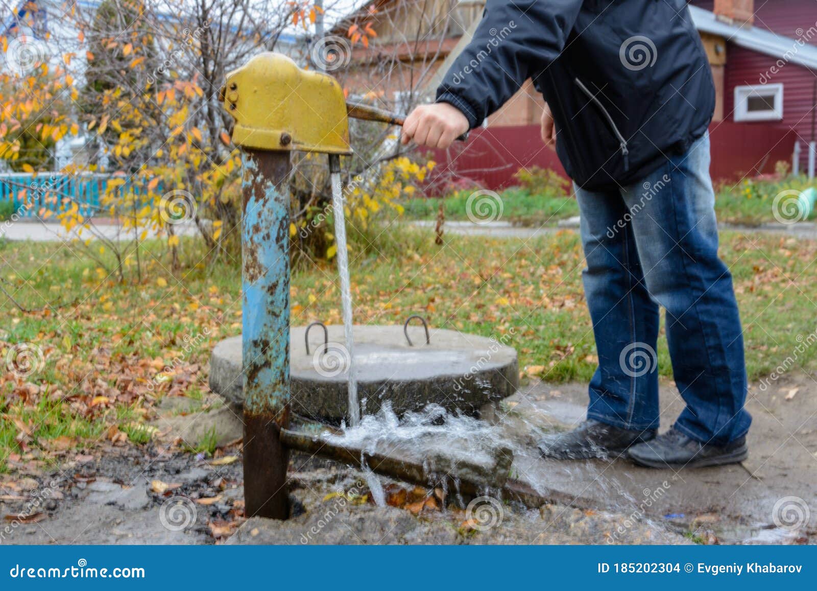 Old Rusty Street Water Standpipe. Old Vintage Water Free Standpipe ...