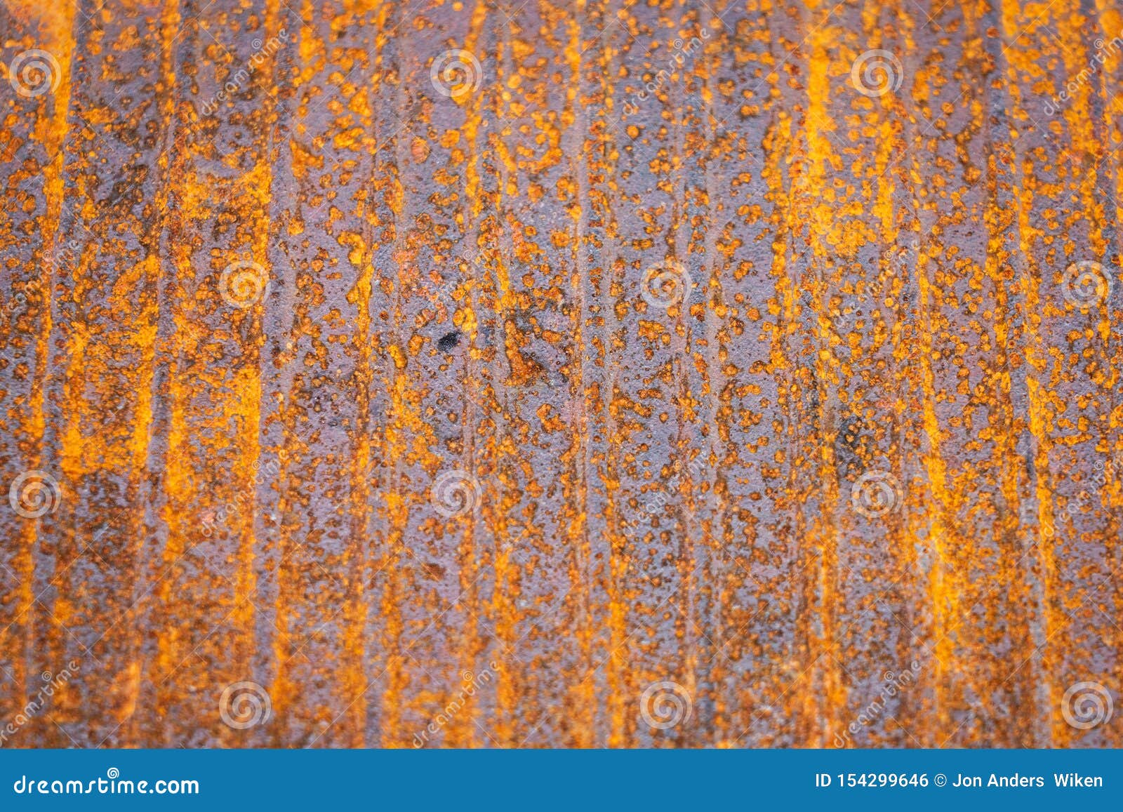 Orange Rust Spot And Bleed On White Metal Stock Photo | CartoonDealer ...