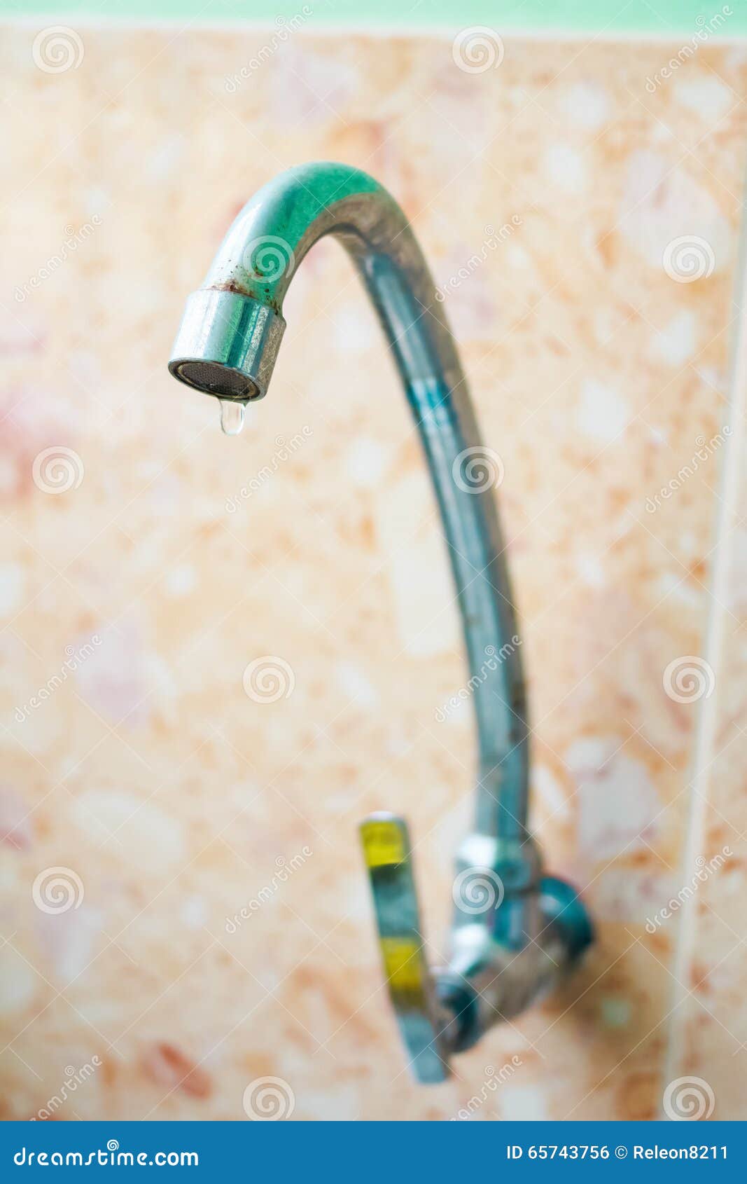 Old Rusty Tap Leaking Water Stock Photo - Image of isolated, rusty ...