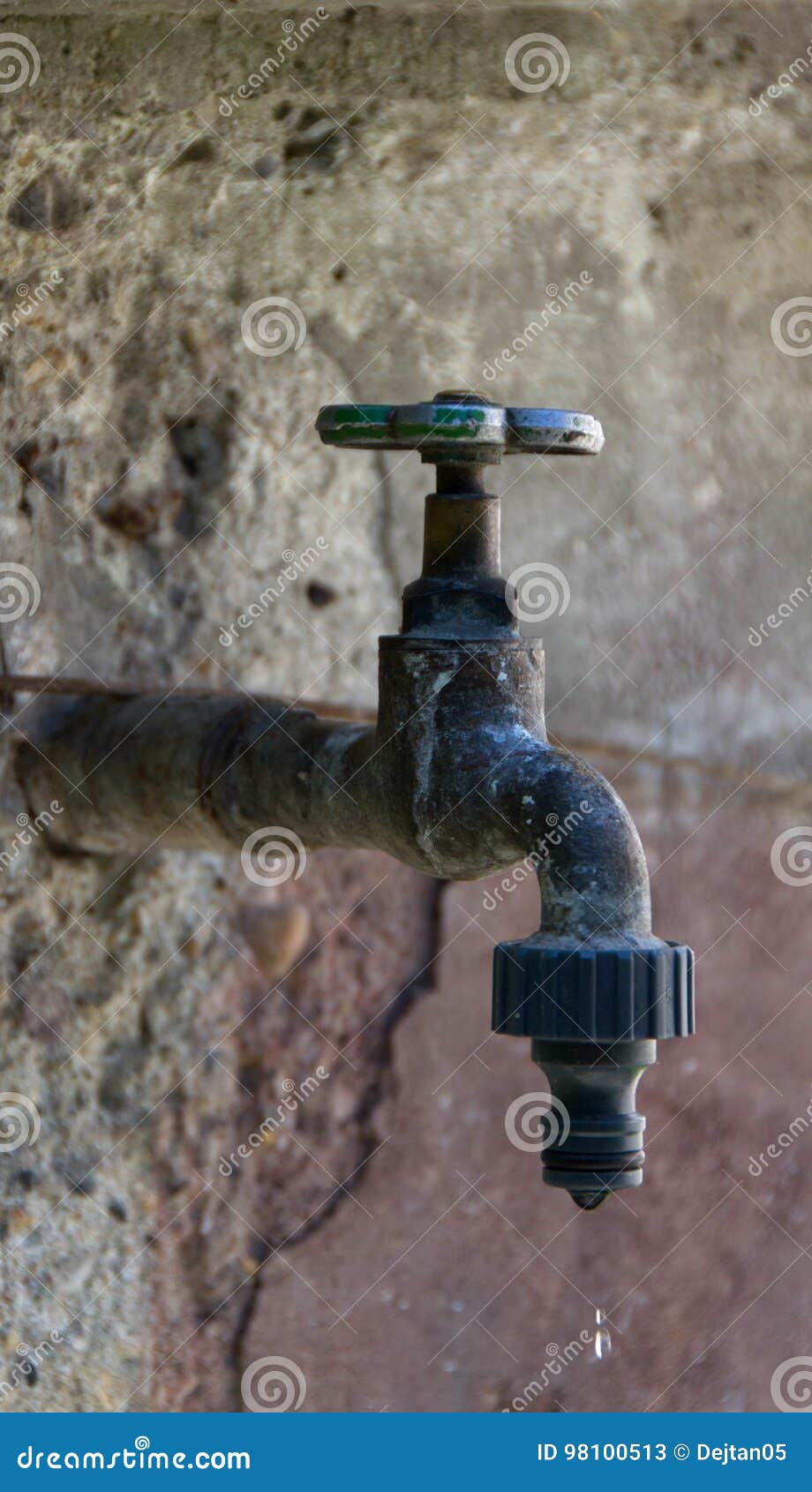 Old rusty tap stock image. Image of outside, pipes, water - 98100513