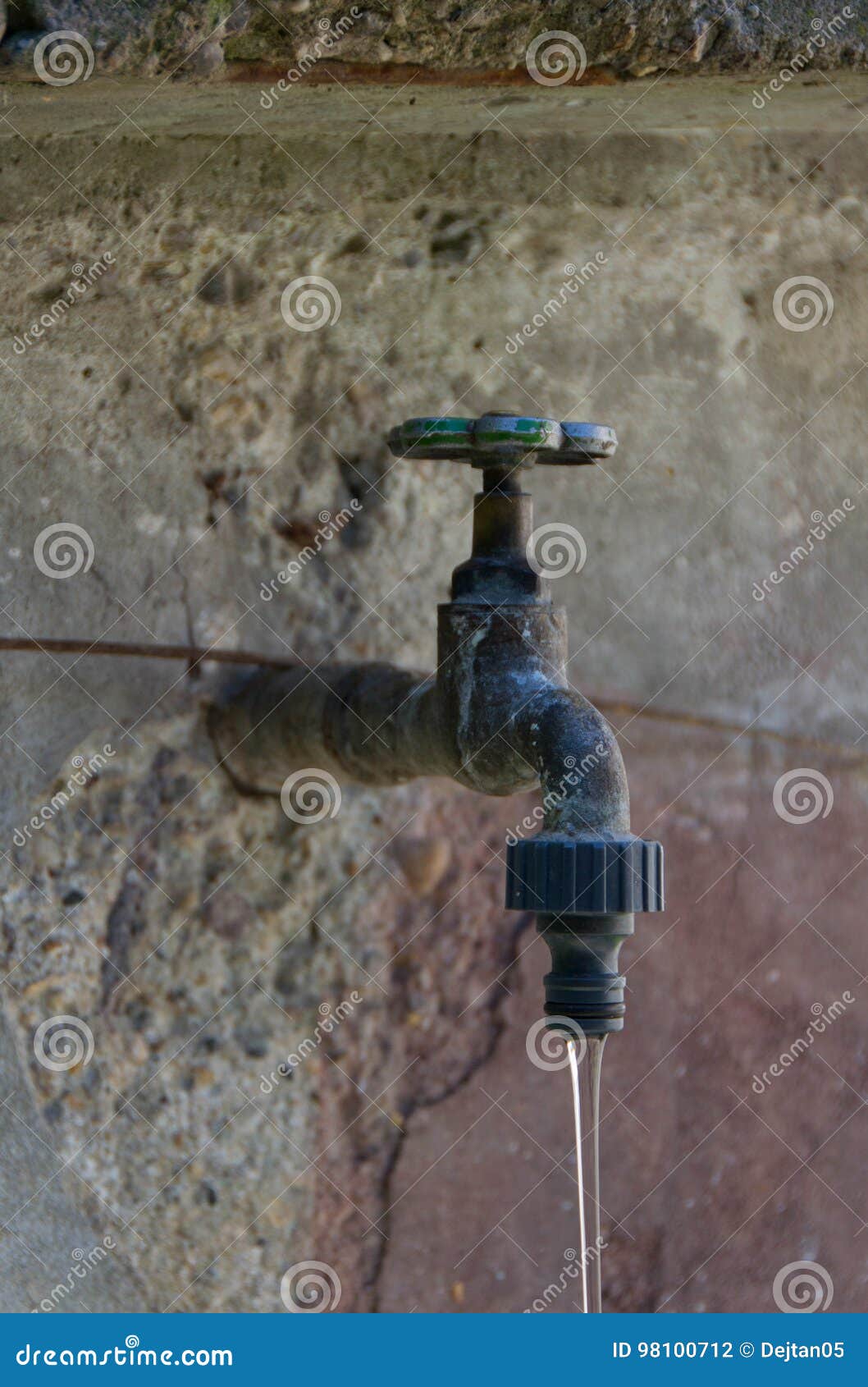 Old rusty tap stock photo. Image of open, liquid, valve - 98100712