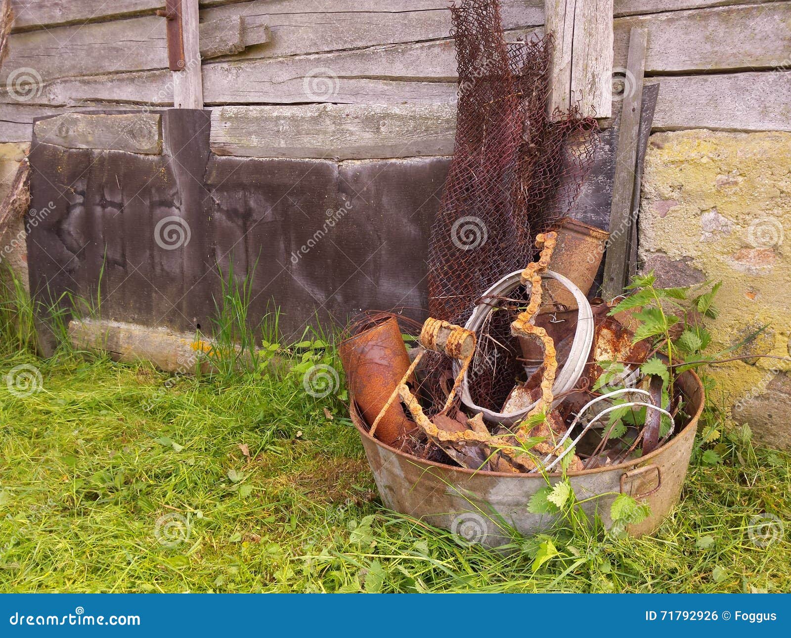 Old rusty things stock photo. Image of cord, building - 71792926