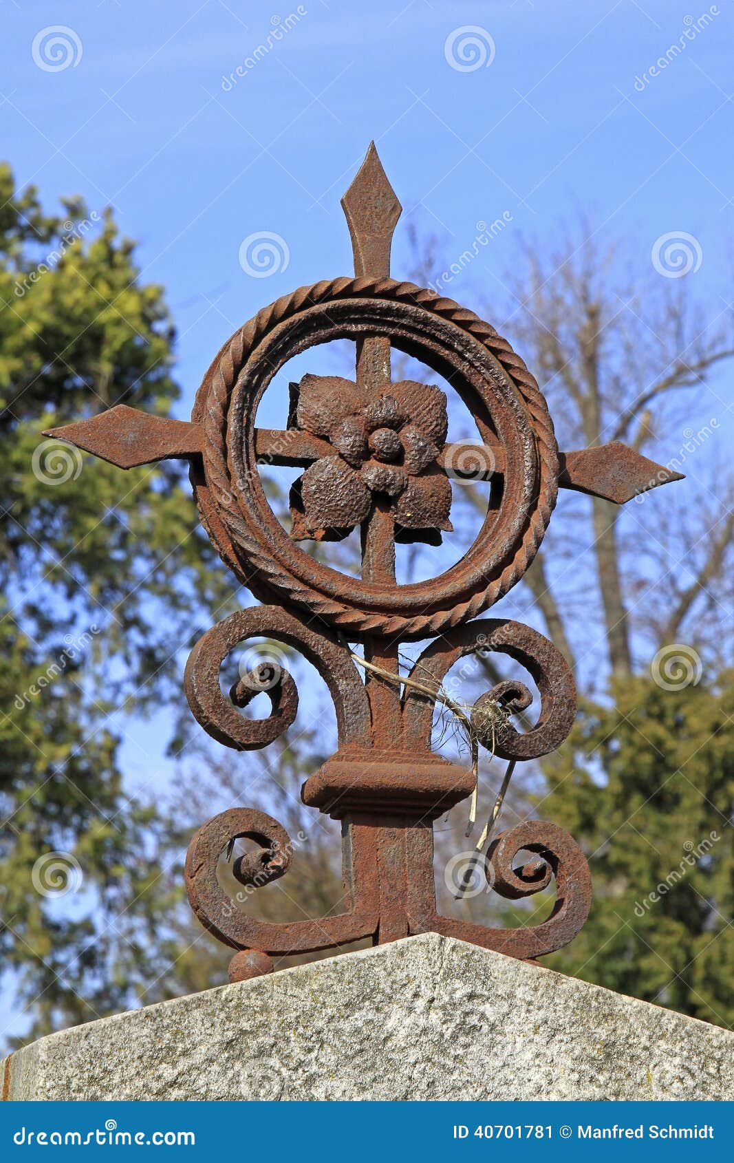 Old rusty tombstone cross stock image. Image of affliction - 40701781