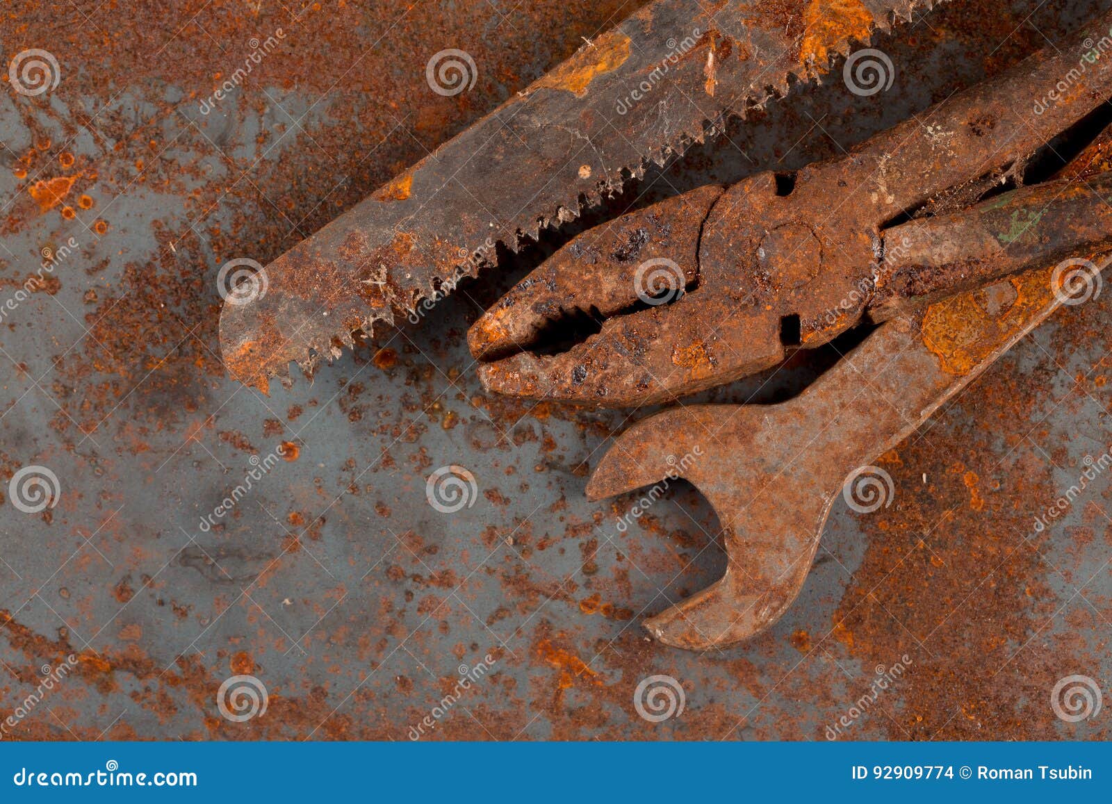 Old rusty tools stock photo. Image of metallic, black - 92909774