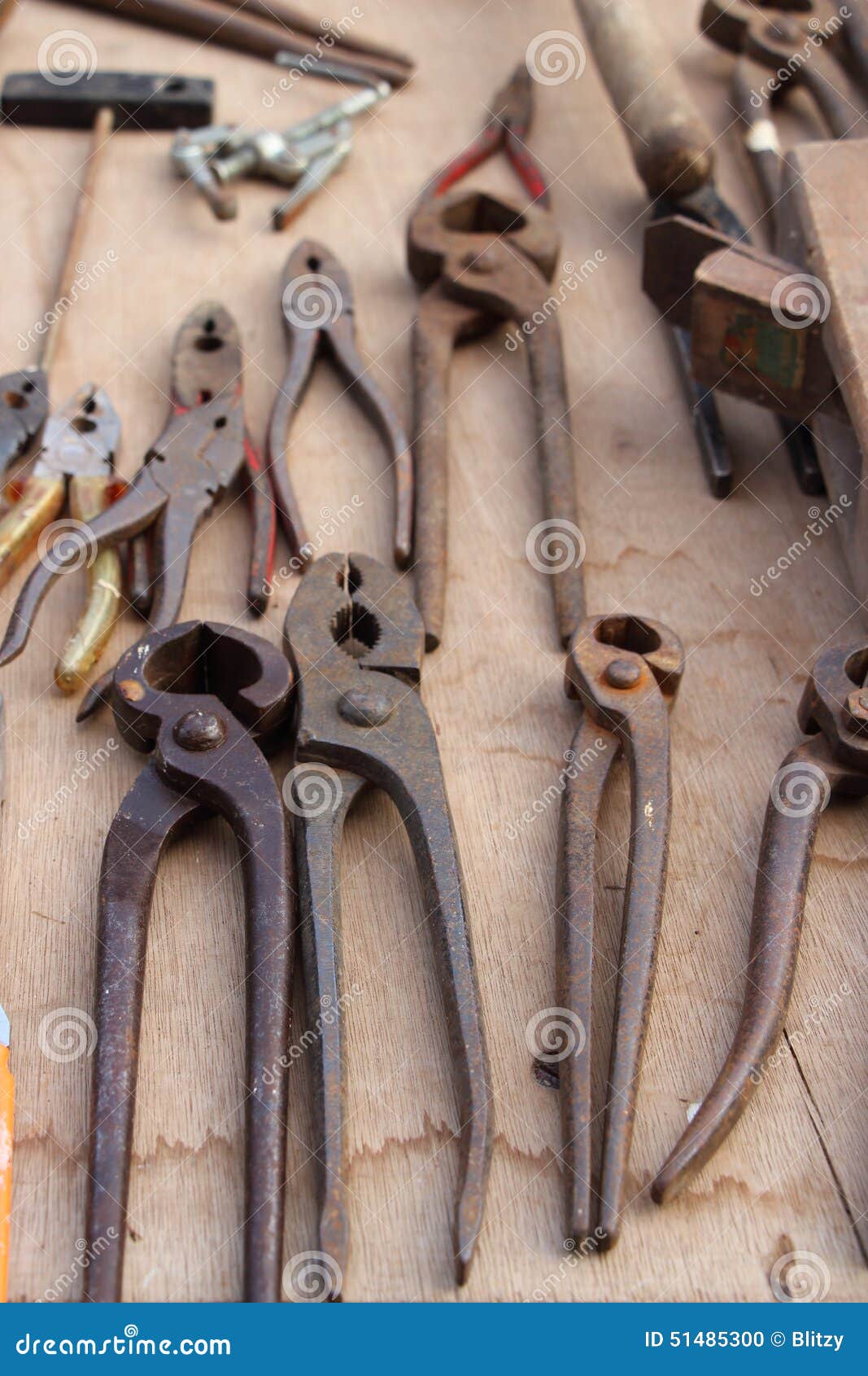 Old rusty tools stock photo. Image of tools, craftsman - 51485300