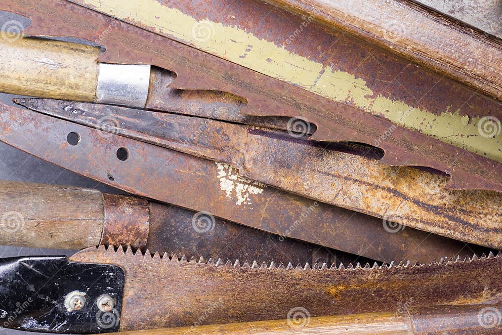 Defective hand tools stock image. Image of background - 258345533