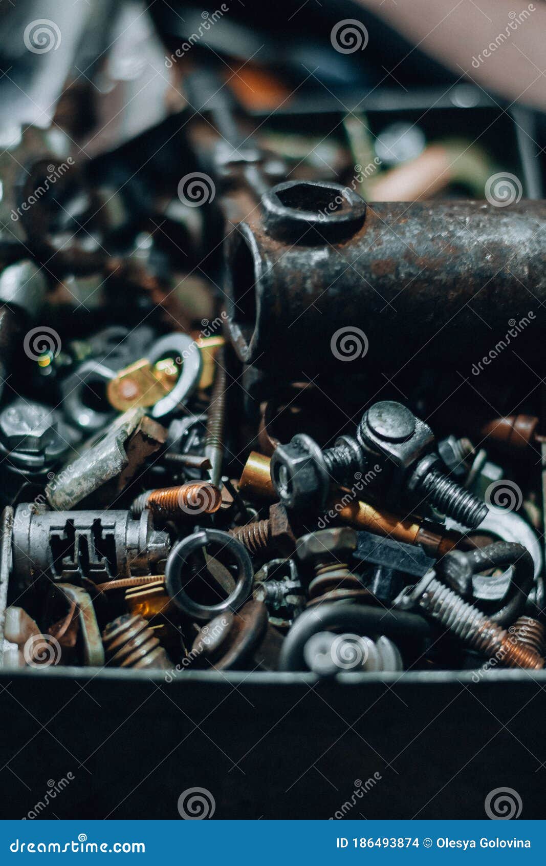Tool Kit for Construction Work Stock Photo - Image of retro, tools ...