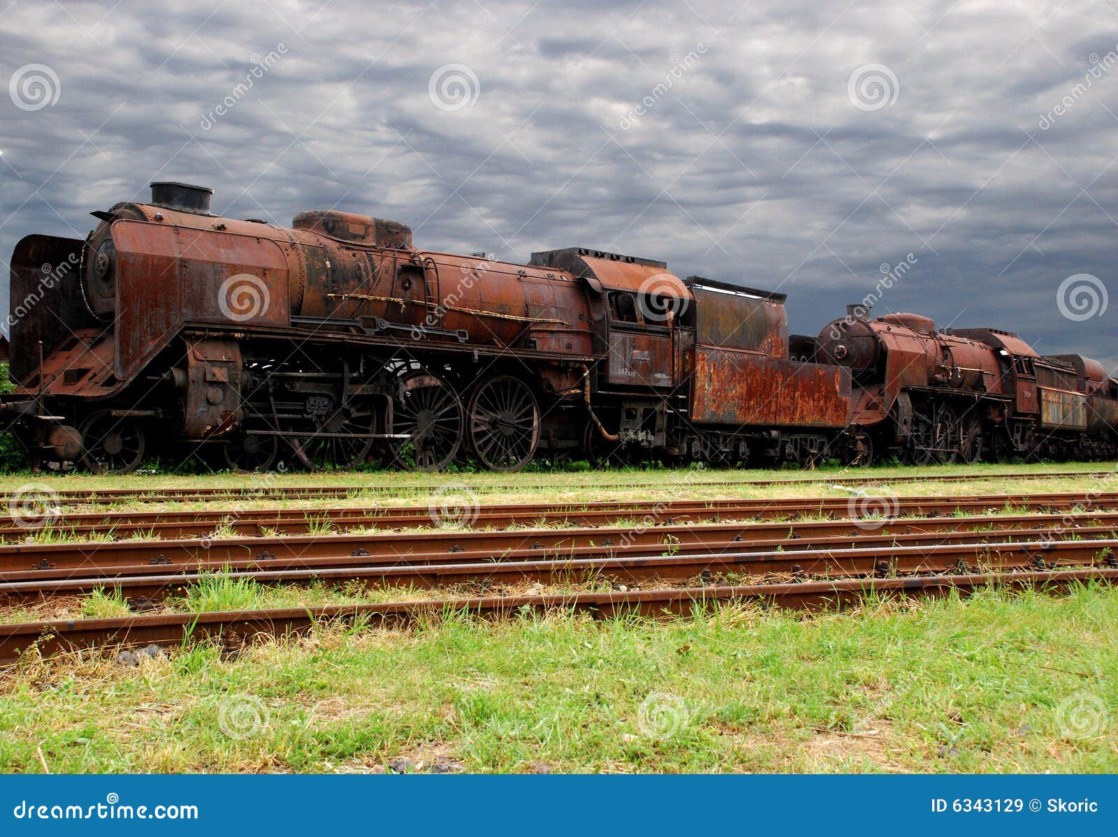Old Rusty Train Wagon Royalty-Free Stock Photo | CartoonDealer.com ...