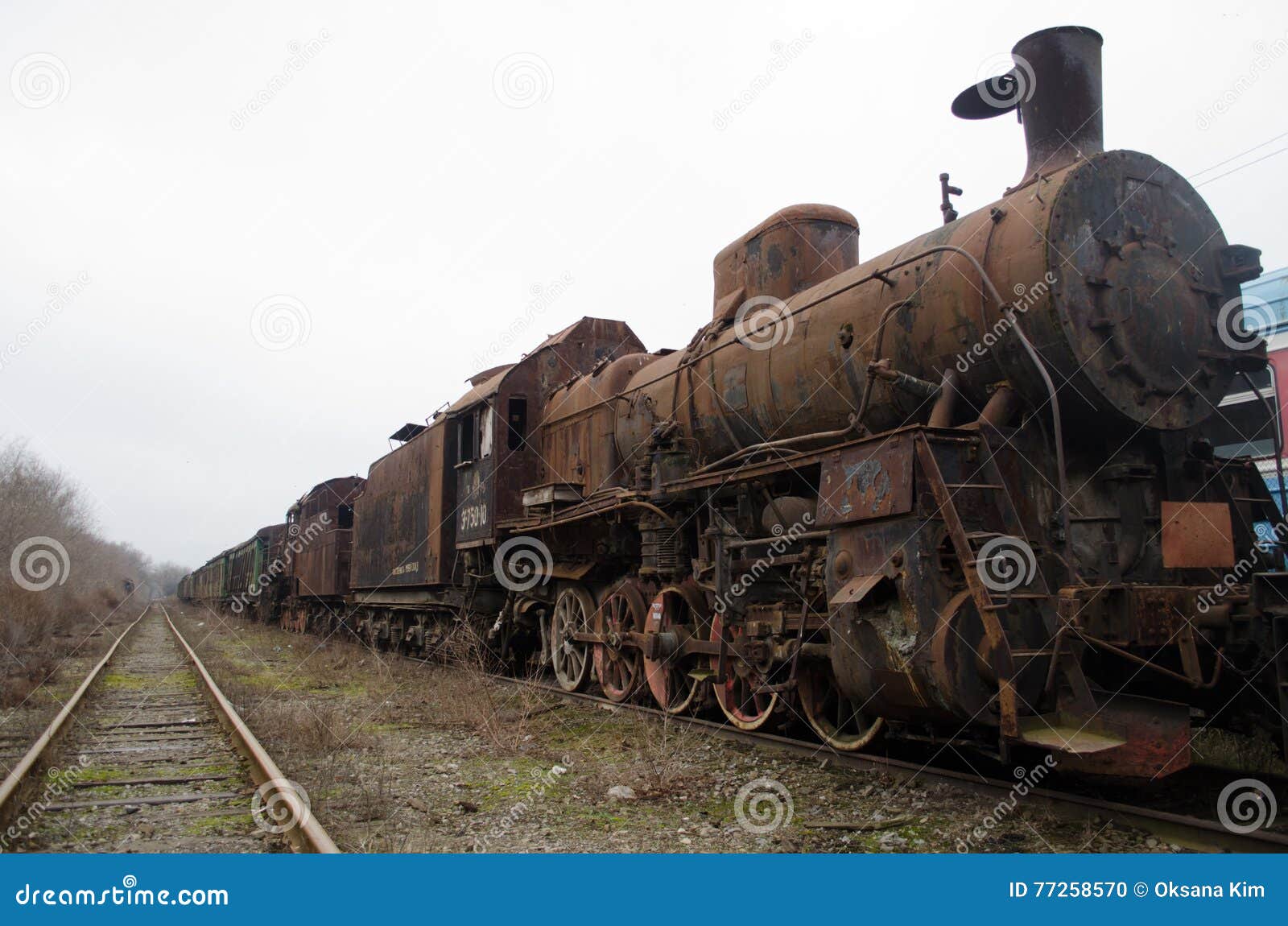 Old rusty train stock photo. Image of corroded, potosi - 77258570