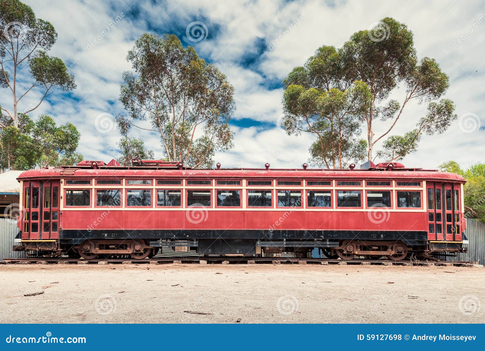 Old rusty tram stock photo. Image of australia, tourism - 59127698