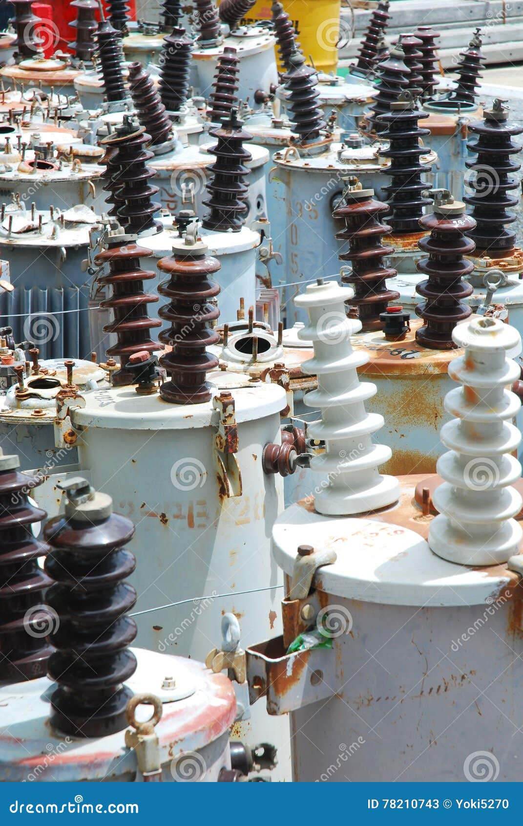 Old rusty transformer stock image. Image of symbols, power - 78210743