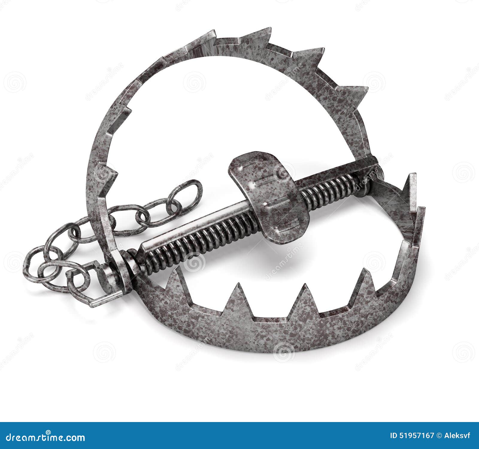 Rusty Trap Royalty-Free Stock Image | CartoonDealer.com #11656054