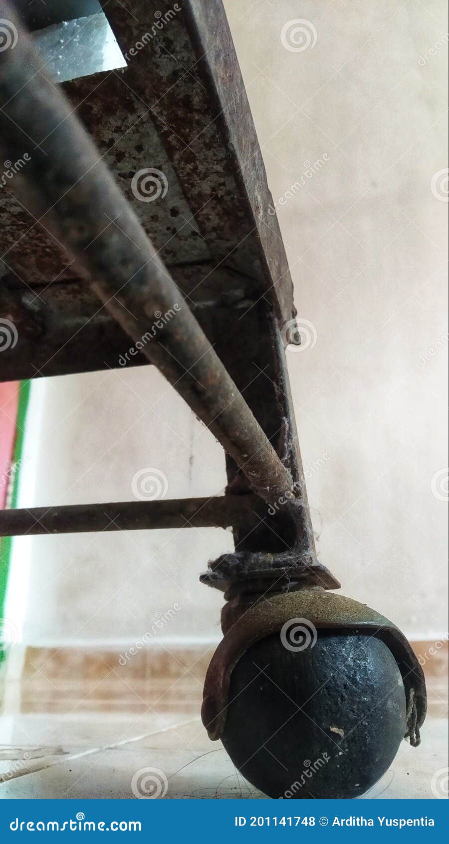 Old Rusty Trolley Wheel Image Stock Photo - Image of wheel, trolley ...