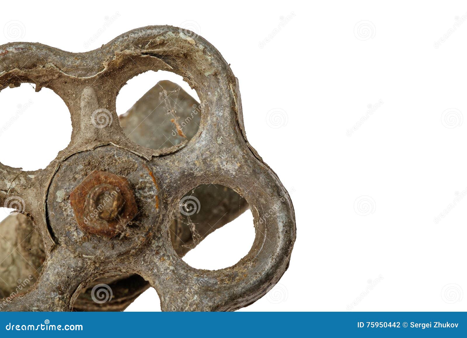 Old Rusty Valve Isolated on White Stock Photo - Image of tube, metal ...