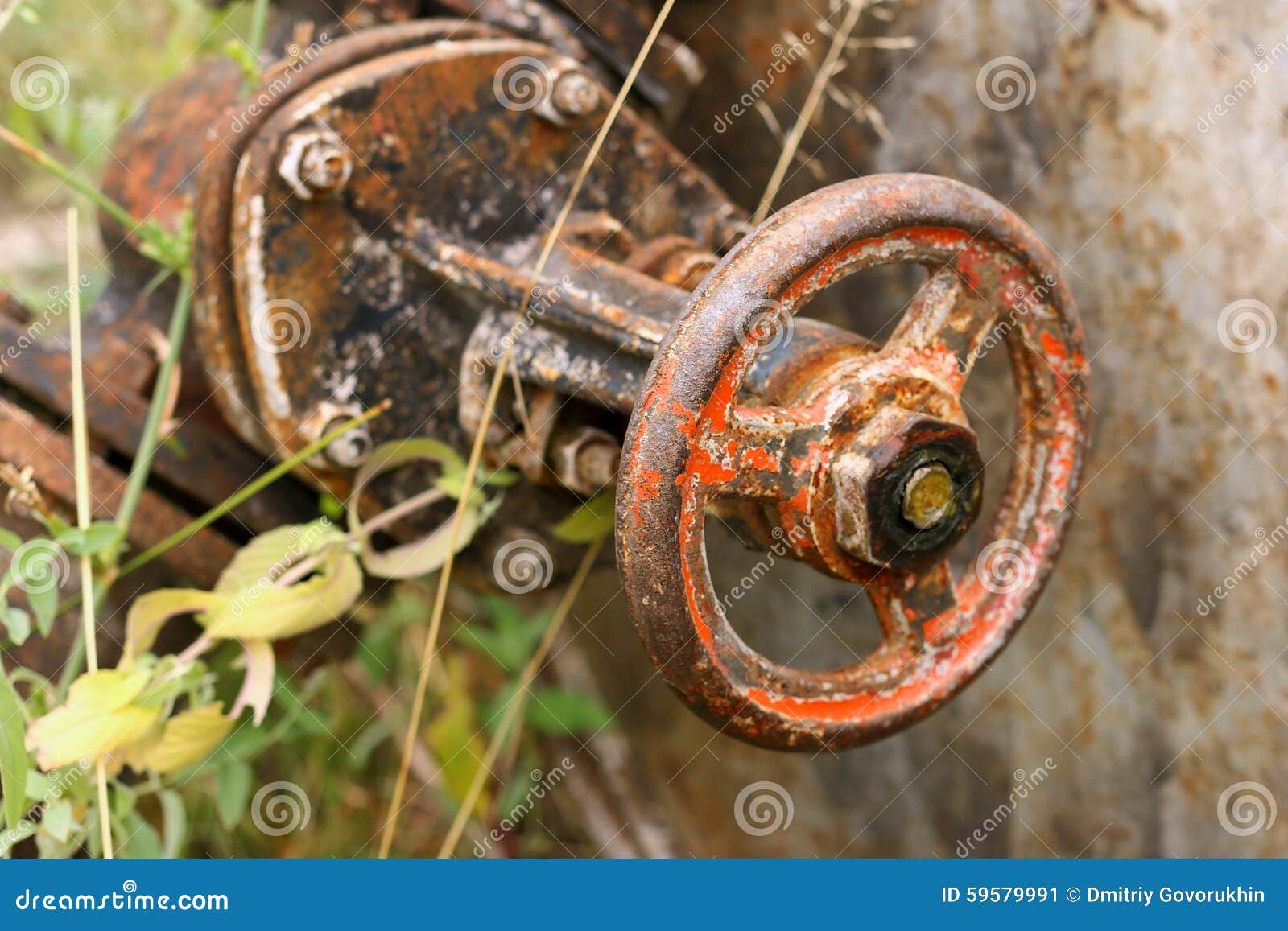 Old Rusty Valve stock image. Image of water, macro, aqueduct - 59579991