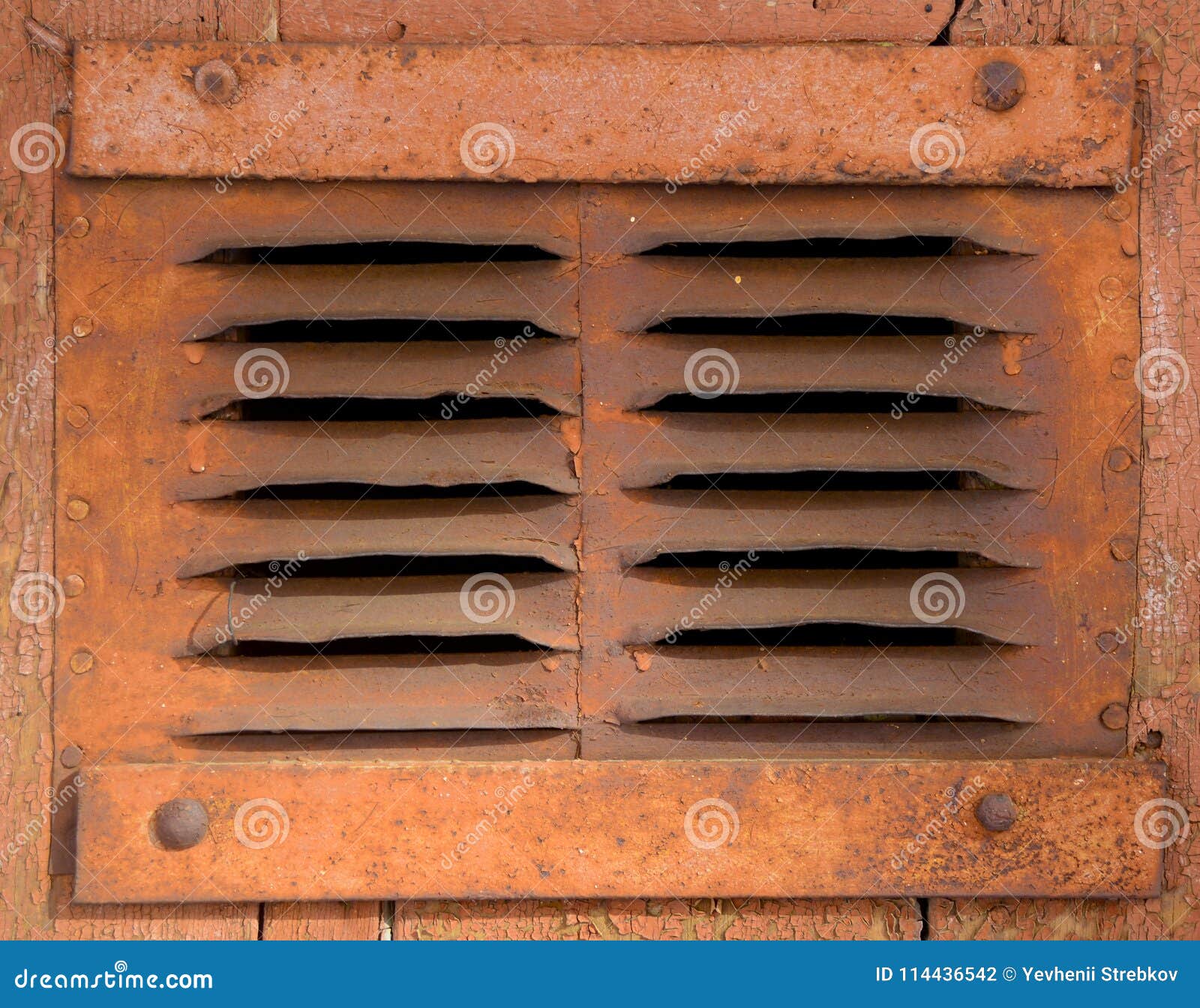Old Rusty Ventilation Grill Stock Photo - Image of rough, industry ...