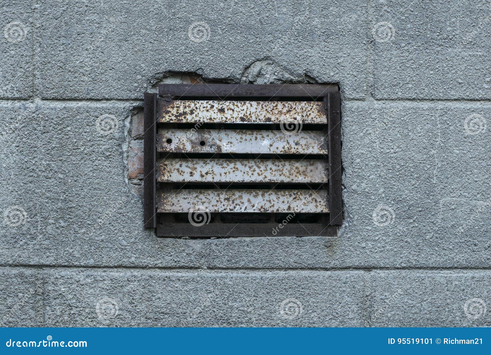 Rusty Ventilation Grill Texture Stock Photo | CartoonDealer.com #156498732