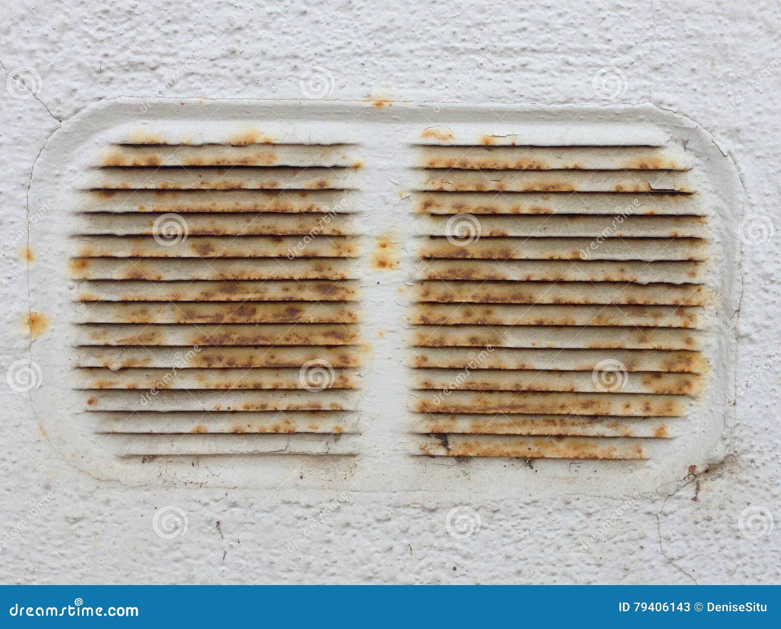 Old Rusty Ventilation Shaft Stock Image - Image of panel, texture: 79406143