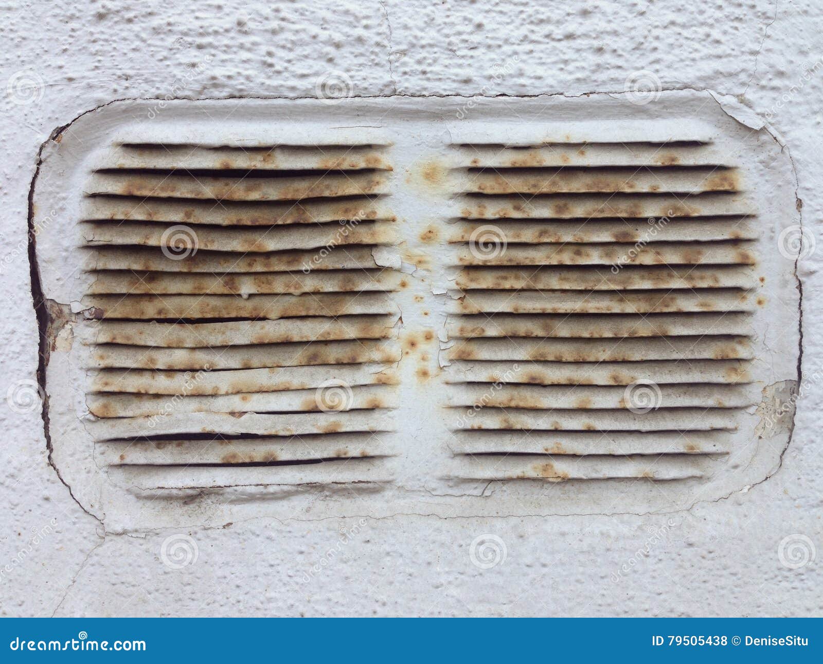 Old Rusty Ventilation Shaft Stock Photo - Image of industry, rough ...
