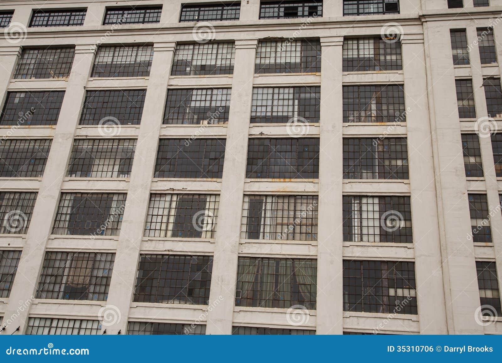 Old Rusty Warehouse Windows Stock Photo - Image of exterior, aged: 35310706