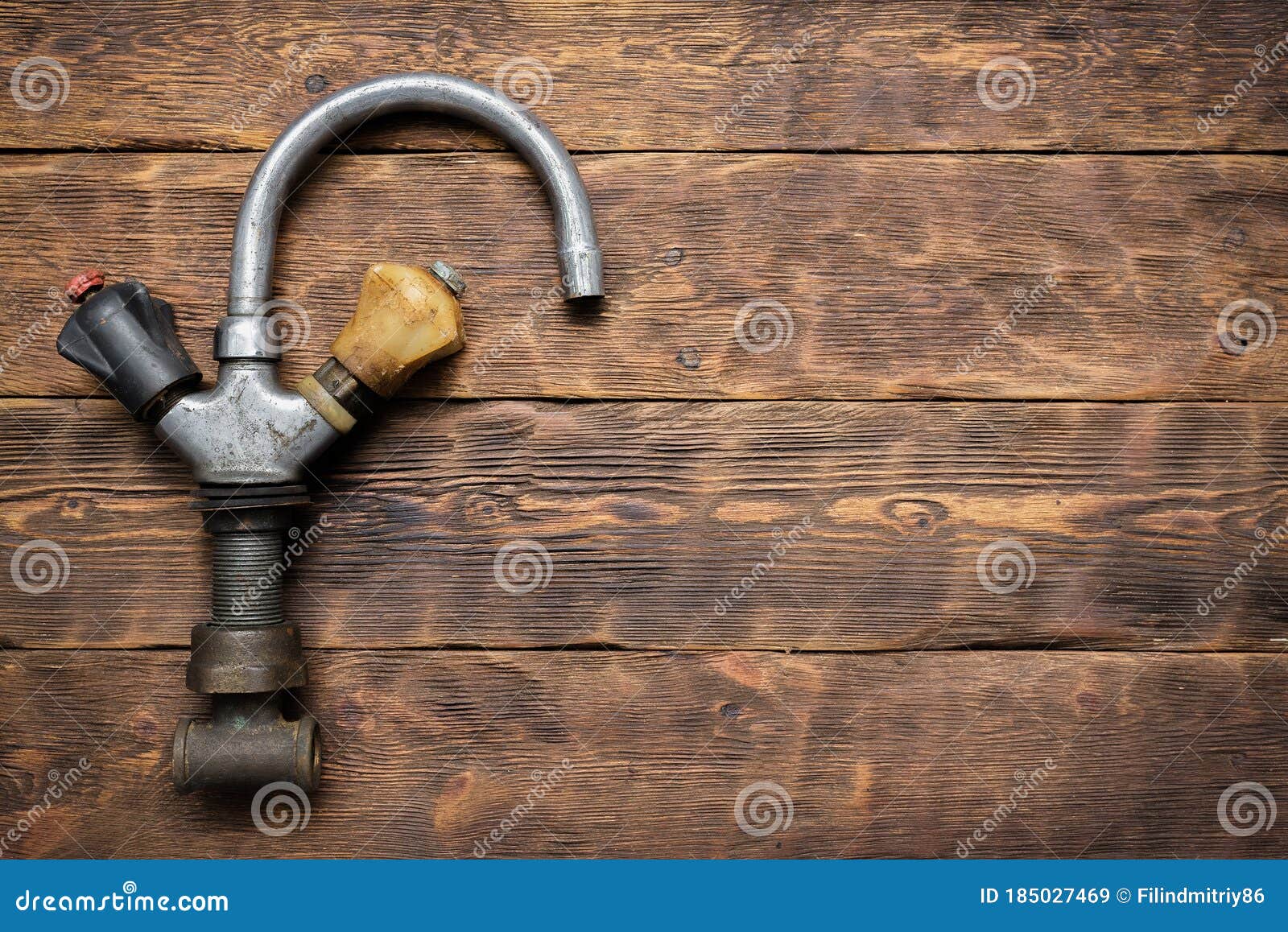 Old water tap stock image. Image of repairing, gear - 185027469