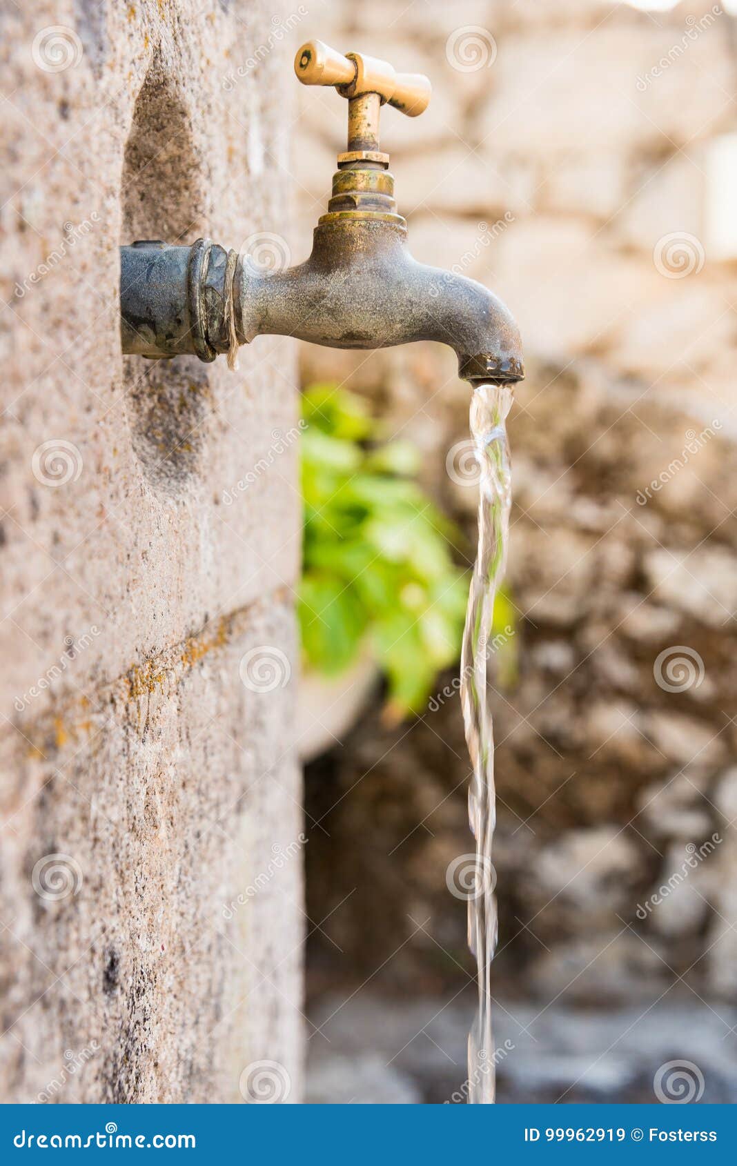 Old rusty water tap stock image. Image of rusted, plumbing - 99962919