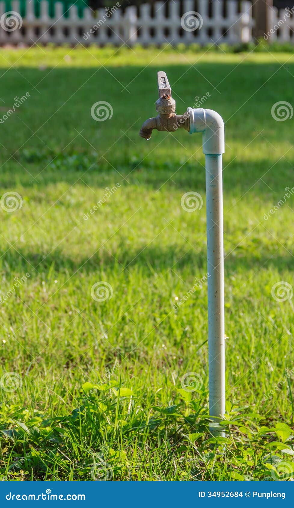 Old Rusty Water Taps in Blurred Background Stock Photo - Image of drop ...