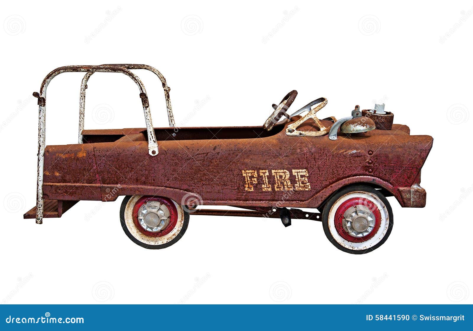 Old Rusty Weathered Fire Truck Stock Photo - Image of rusty, shape ...