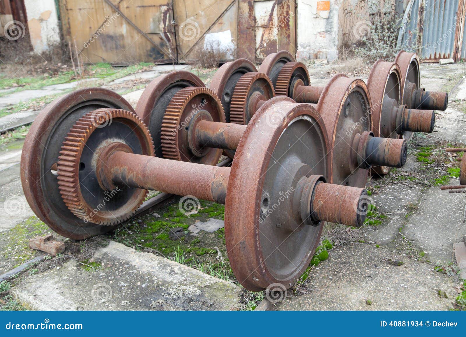 Old rusty wheels of train stock photo. Image of steel - 40881934