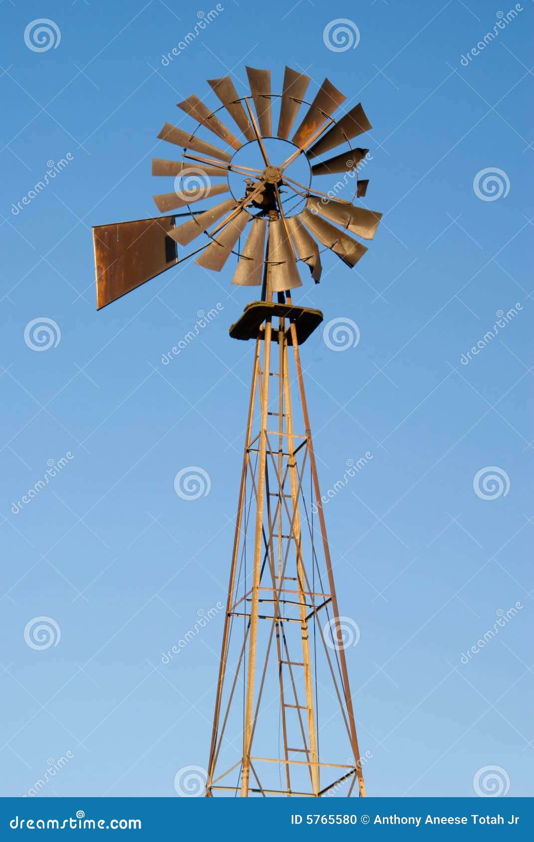 Old Rusty Windmill stock photo. Image of traditional, agriculture - 5765580
