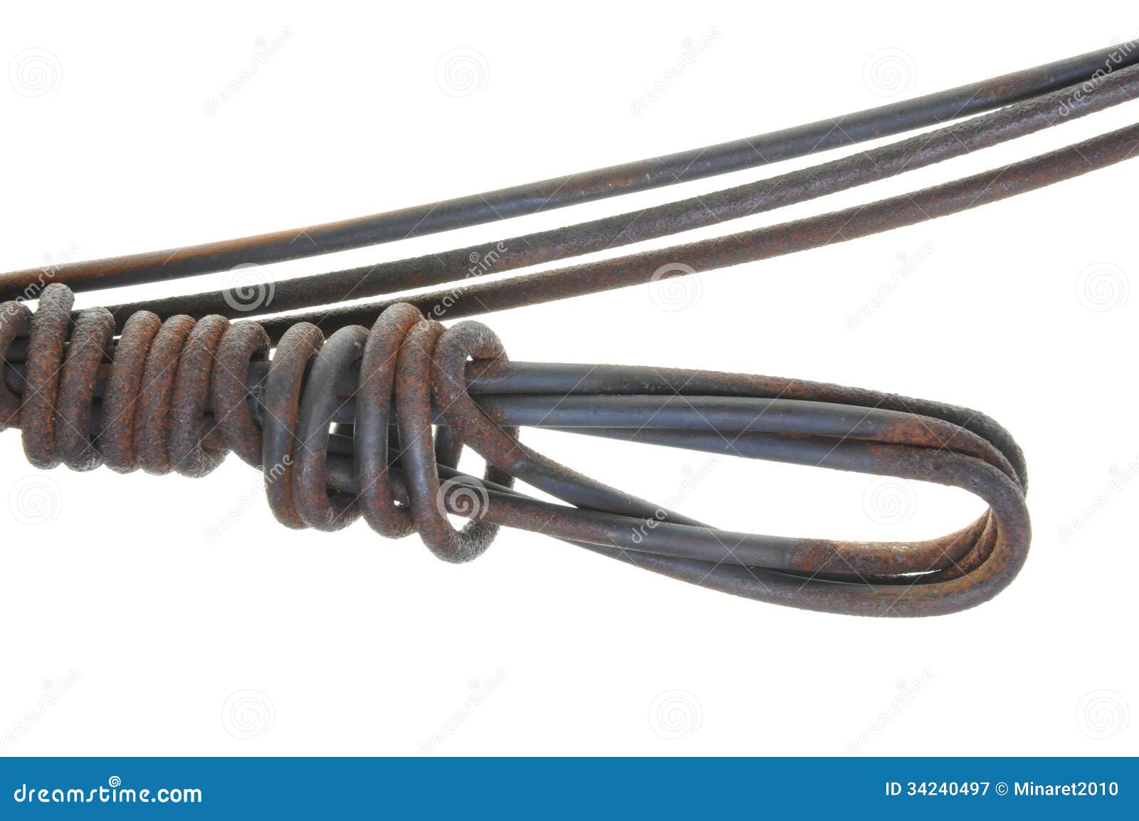 Old rusty wire stock image. Image of coil, crossing, strong - 34240497