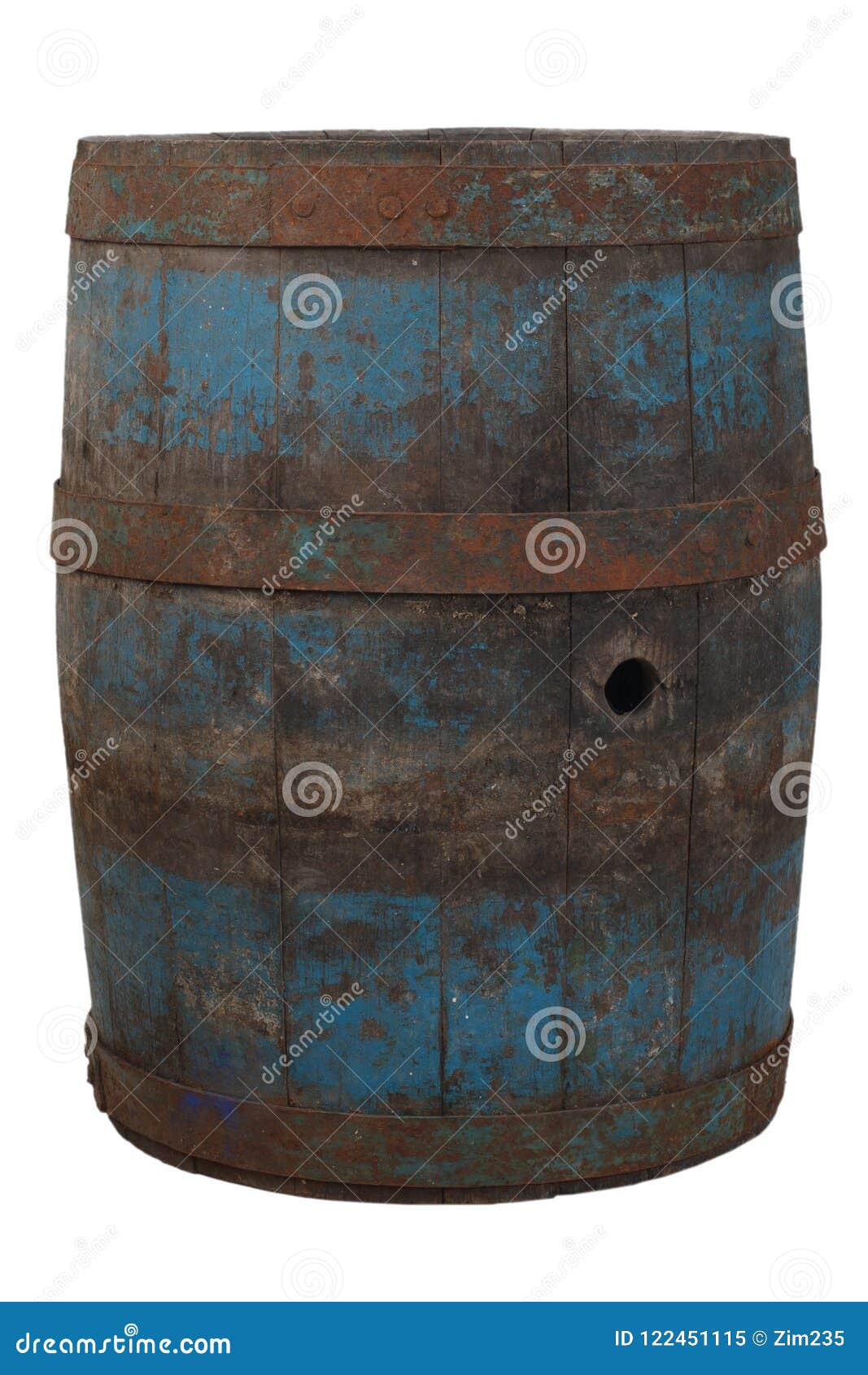 Old rusty wooden barrel stock image. Image of black - 122451115