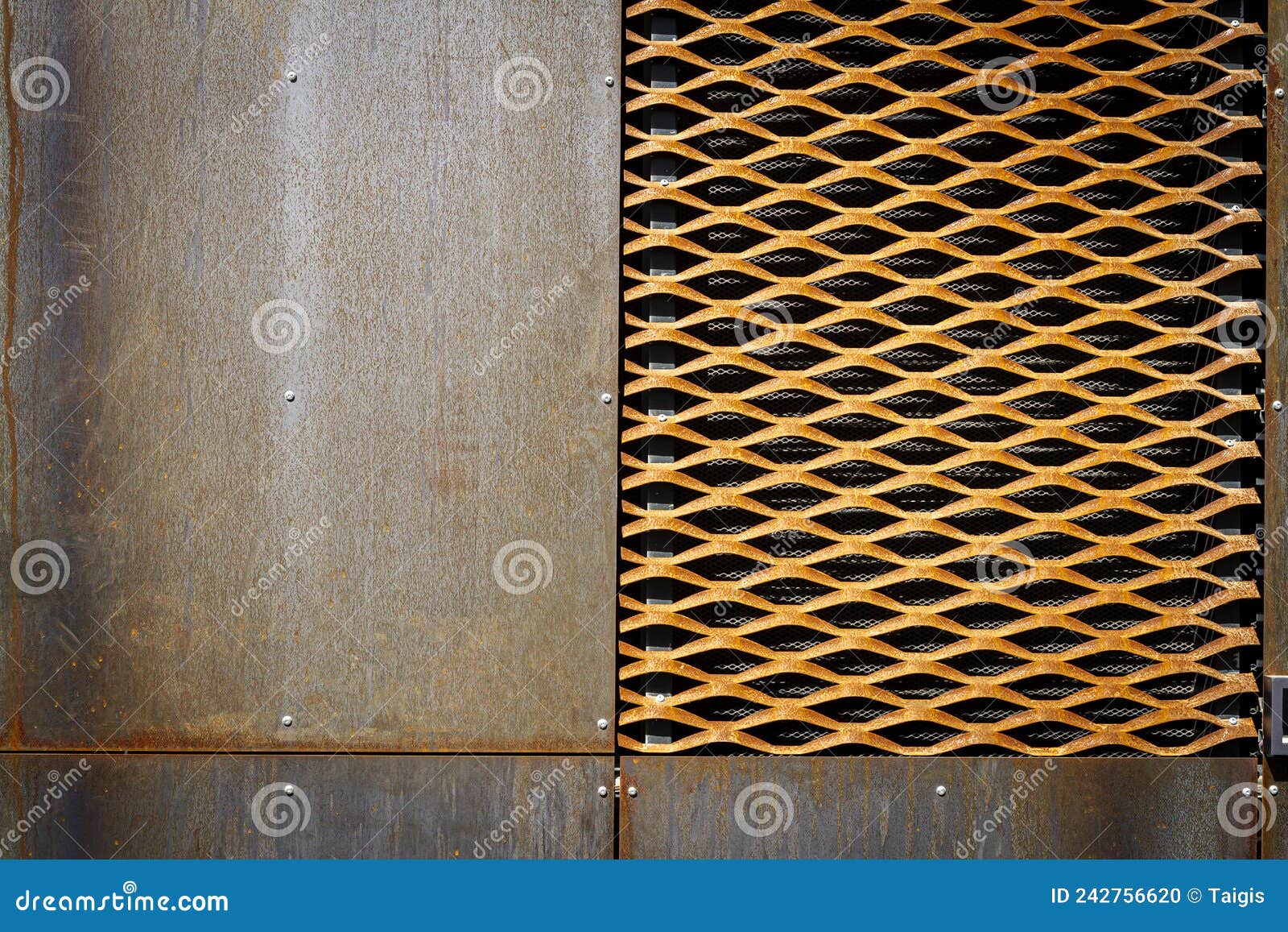Rusty Iron Wall Texture Background Stock Photo - Image of iron ...