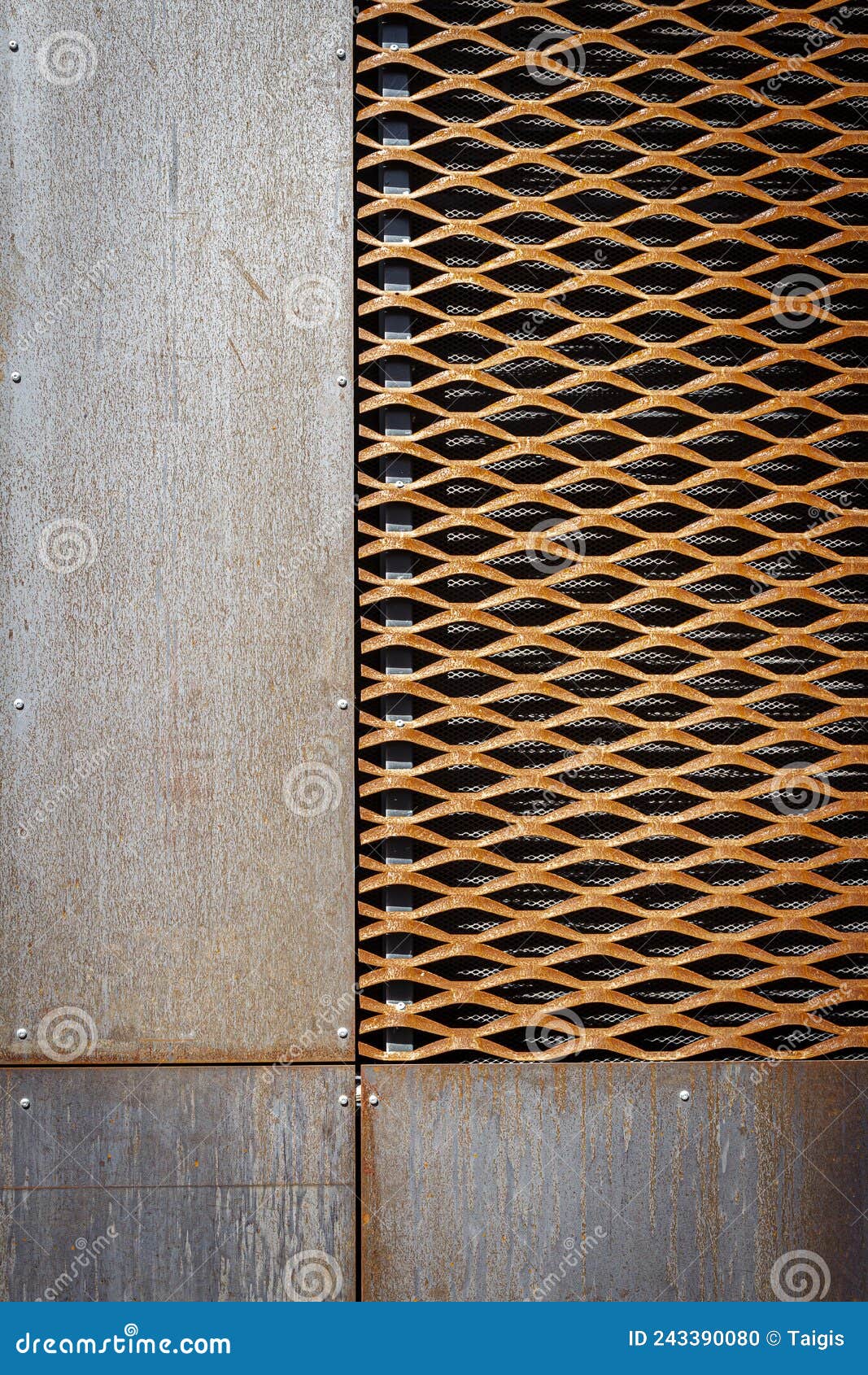 Rusty Iron Wall Texture Background Stock Photo - Image of aged ...