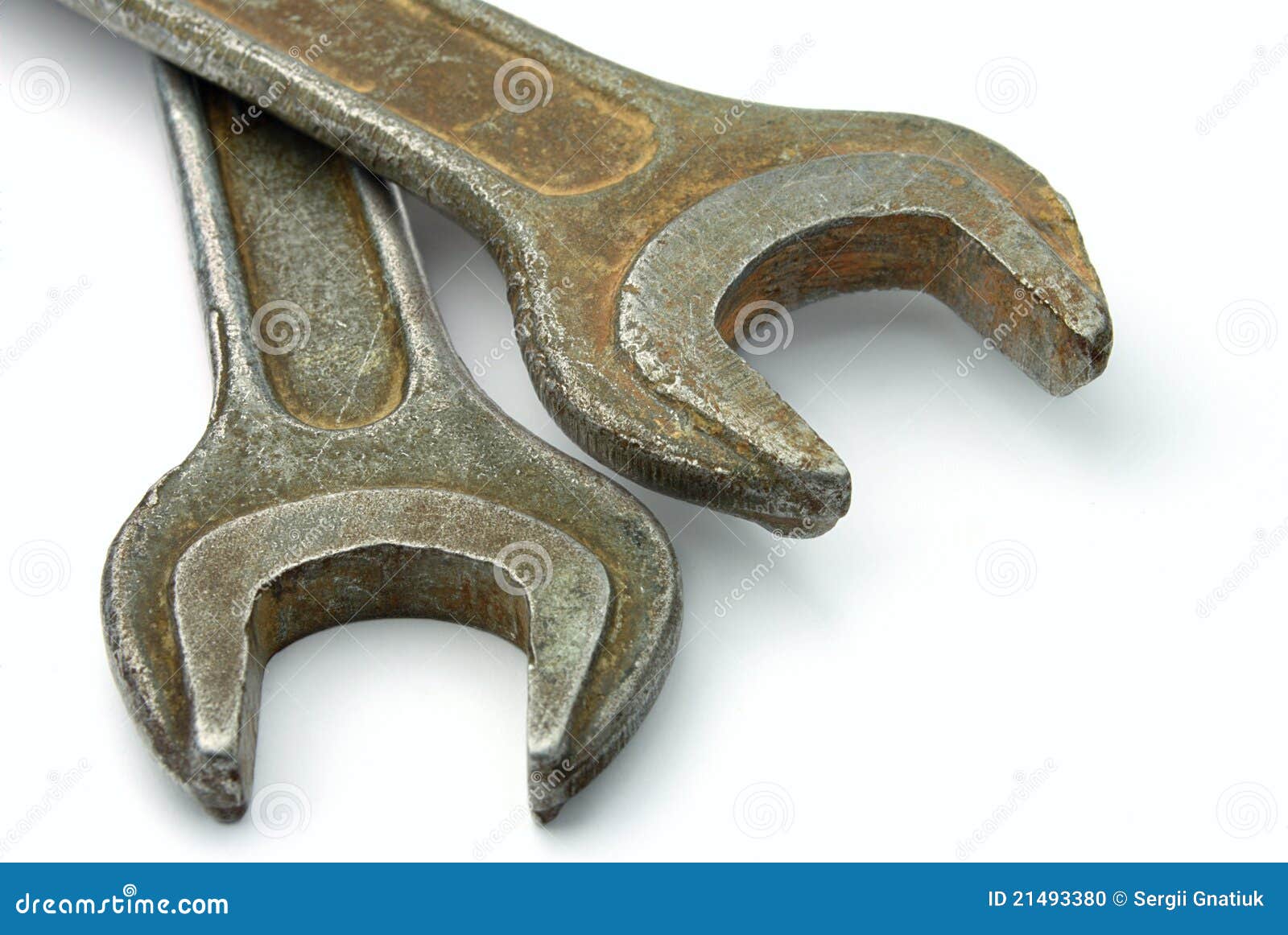 Old rusty wrench stock photo. Image of tools, detail - 21493380