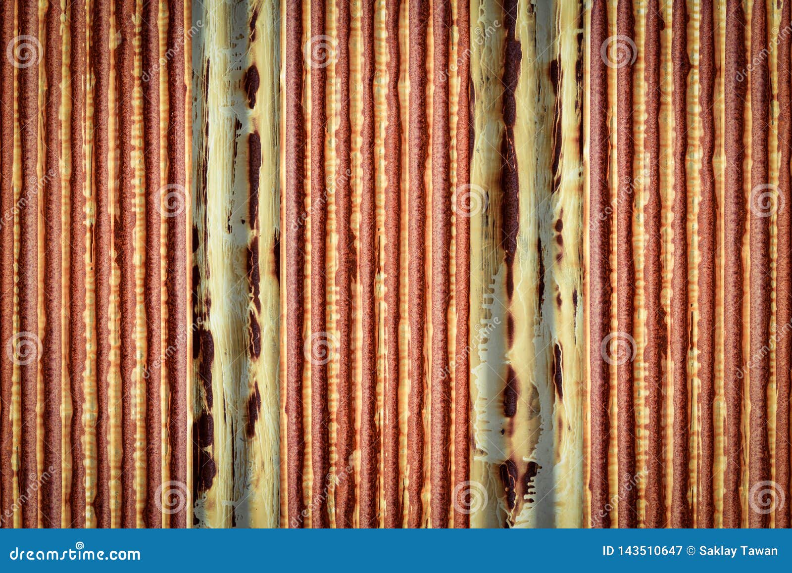 Old Rusty Zinc Galvanized Vertical Stack. Stock Image - Image of roof ...