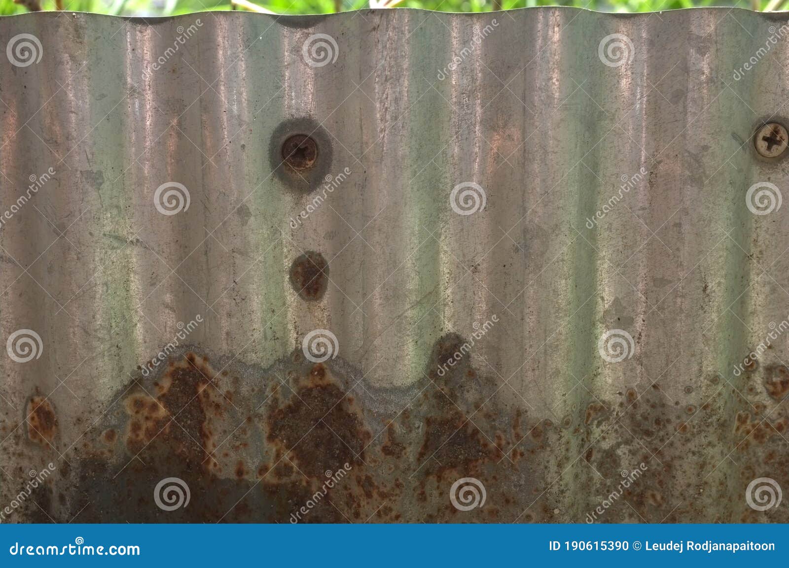 Old Rusty Zinc Industrial Wall with Nut Texture Background Stock Photo ...