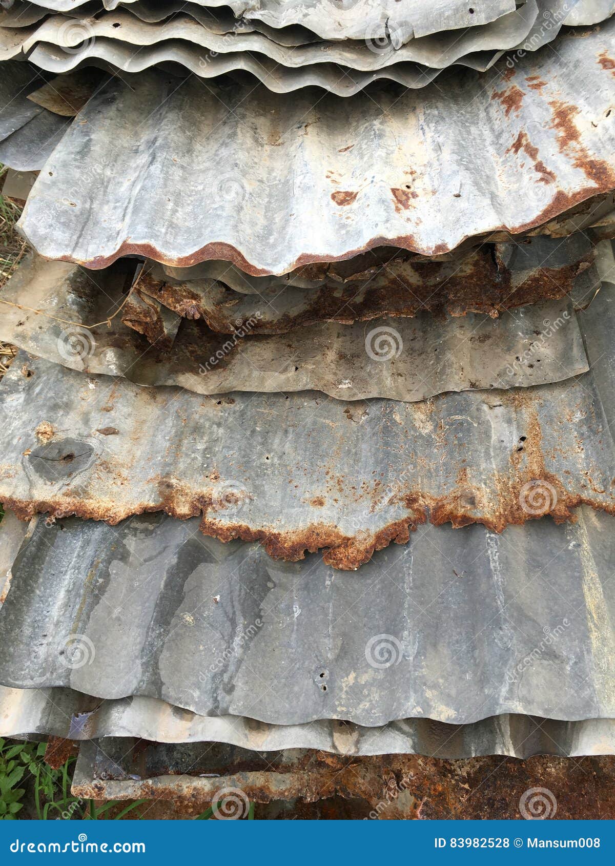 Old rusty zinc plat stock photo. Image of iron, retro - 83982528